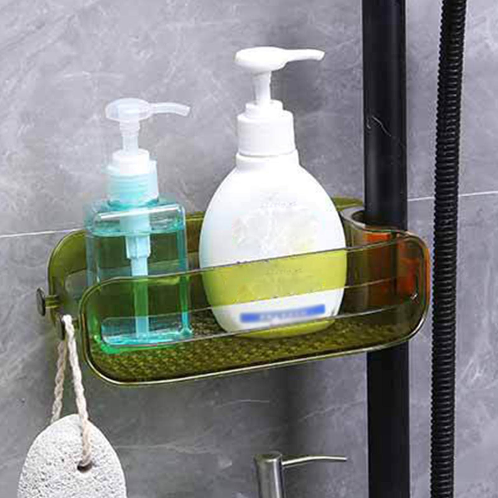 Over Faucet Kitchen Sink Caddy Faucet Drainage Shelf With 2 Hooks For ...