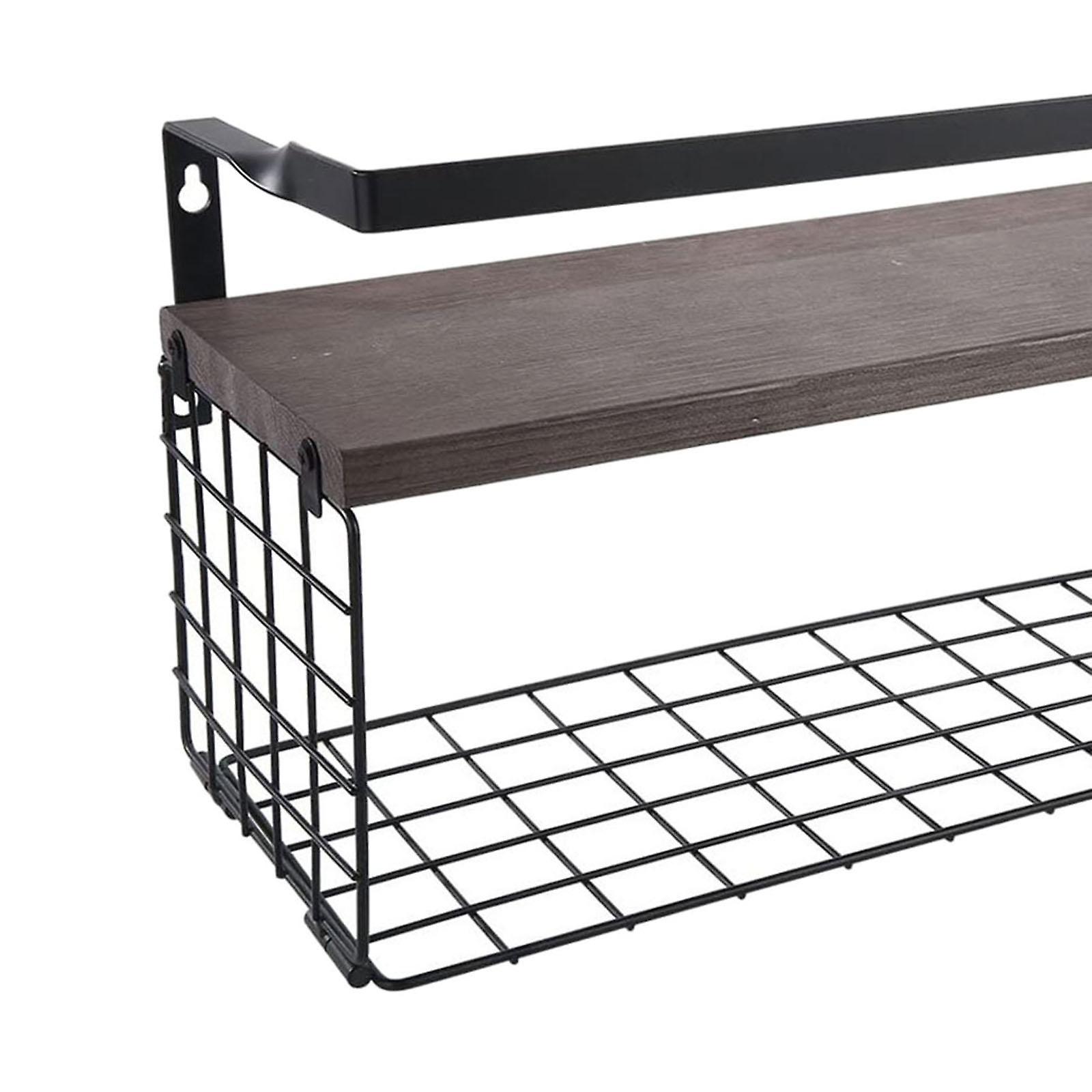 Floating Shelves Wall Shelves with Storage Basket Gifts Paper Holder ...