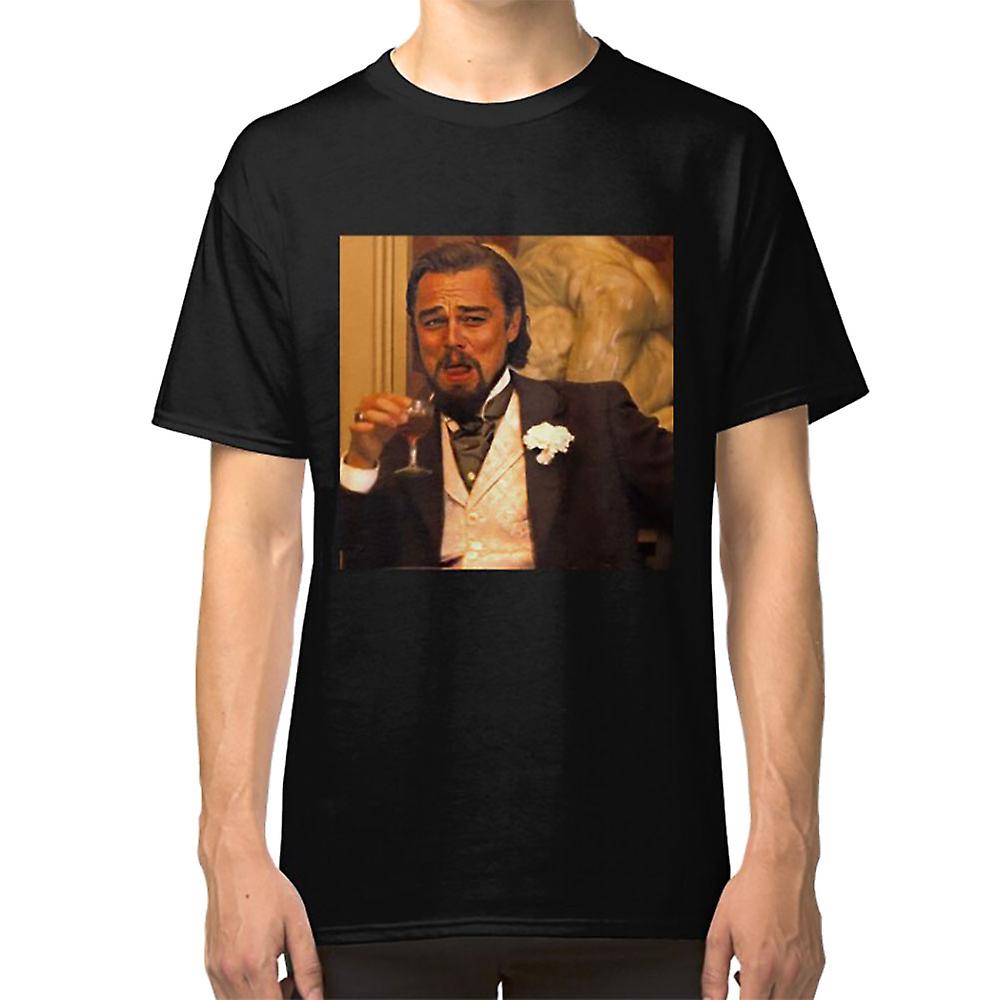 Leonardo DiCaprio laughing django unchained calvin candie meme T-shirt ...