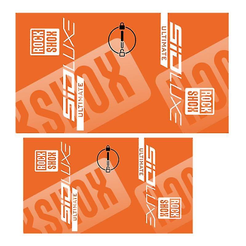 Rear Shock Stickers For Rock Shox Sidluxe Ultieme Vinyl Jet Printing ...