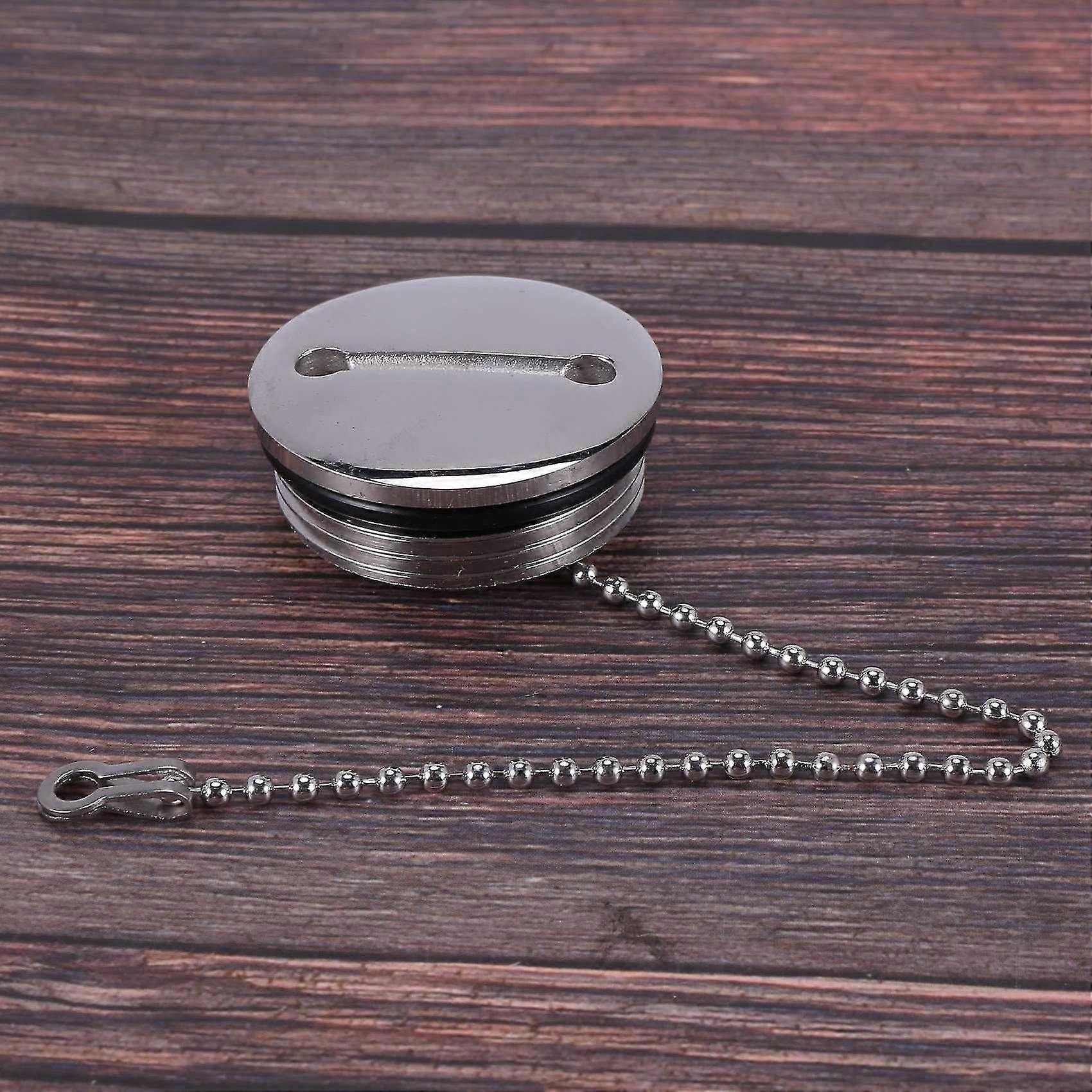 Boat Deck Fill Filler Replacement Cap With Chain Stainless Steel Fuel ...