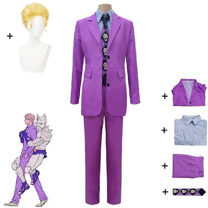 Kira Yoshikage Cosplay Kostym Anime JoJo's Bizarre Adventure: Diamond ...