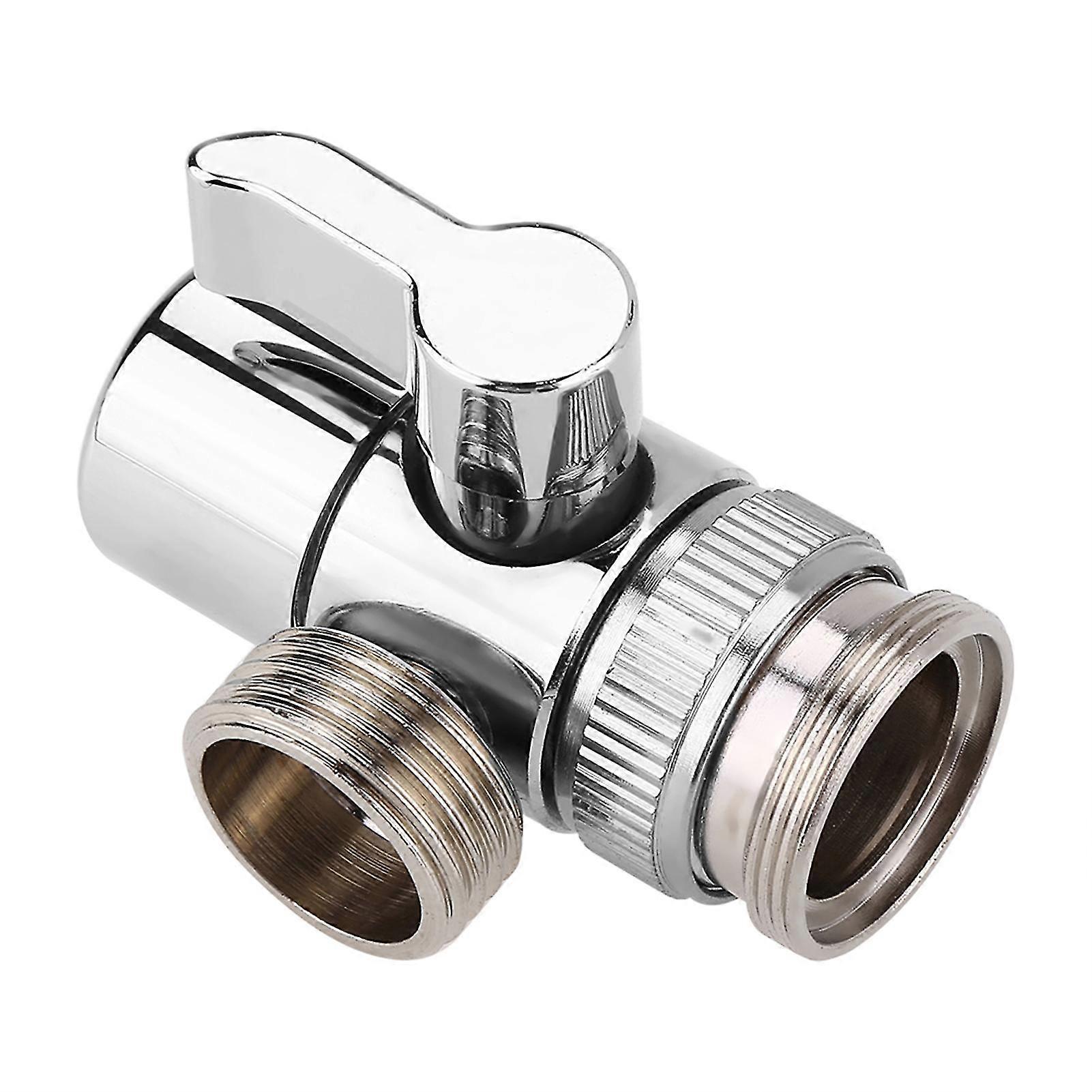Bathroom Kitchen Basin Sink Faucet Splitter Diverter Valve To Hose ...