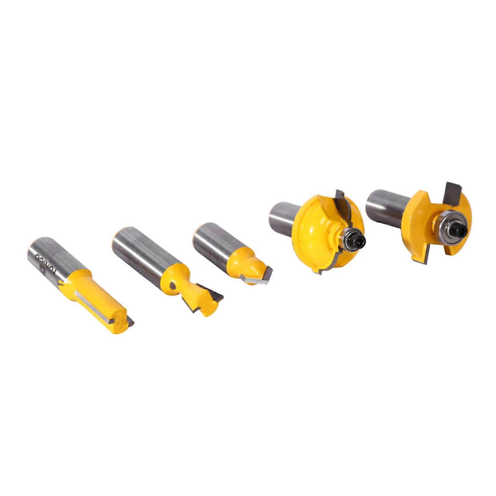 35pcs 1/2 inch Shank Router Bits Set Woodworking Milling Cutter Bits ...