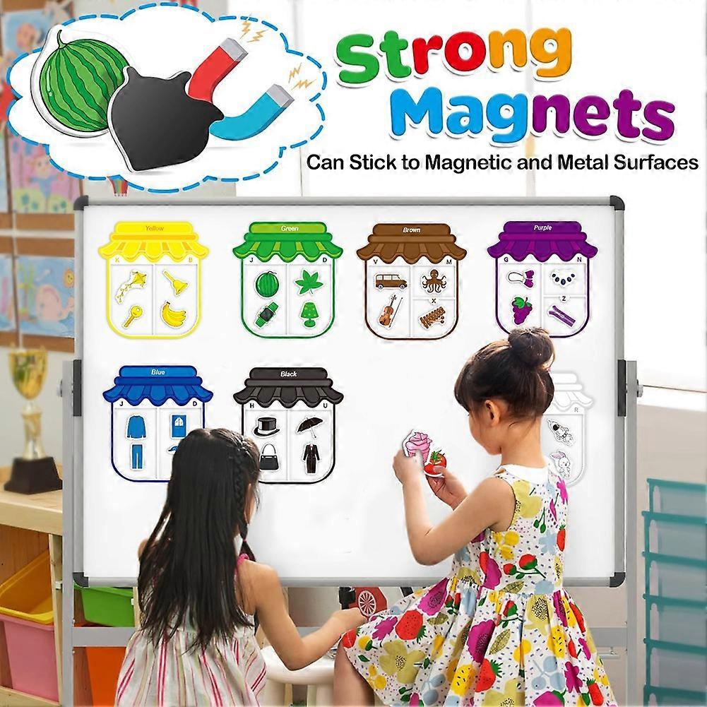 Magnetic Color Sorting Toy Alphabet Game Learning Letter Recognition ...