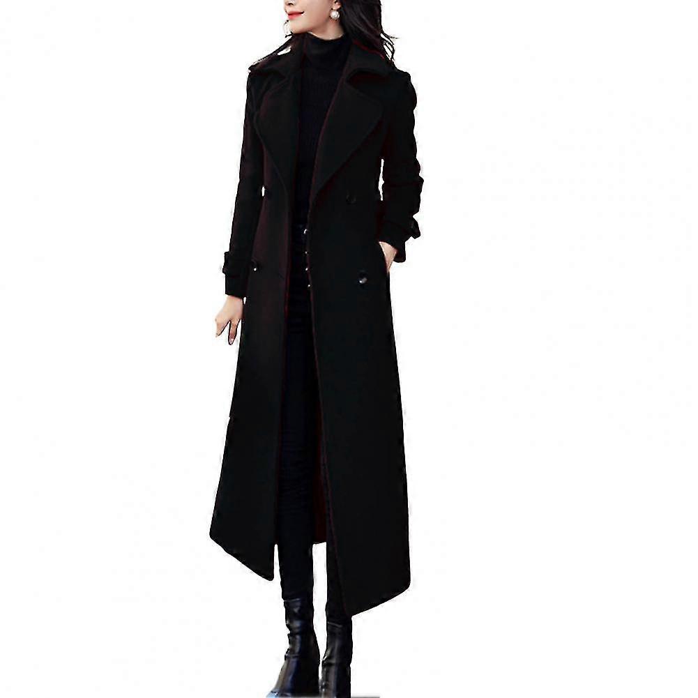 Thermal Winter Overcoat Women Business Mid-calf Length Jacket Formal ...