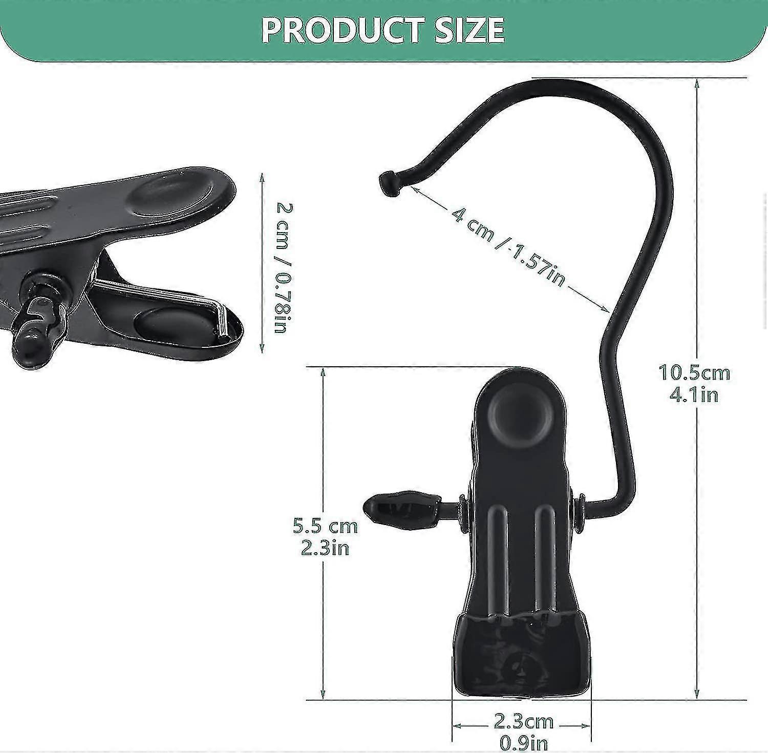 Boot Hangers, 10 Pack Hanging Clips For Closet, Hanging Clips, Heavy ...
