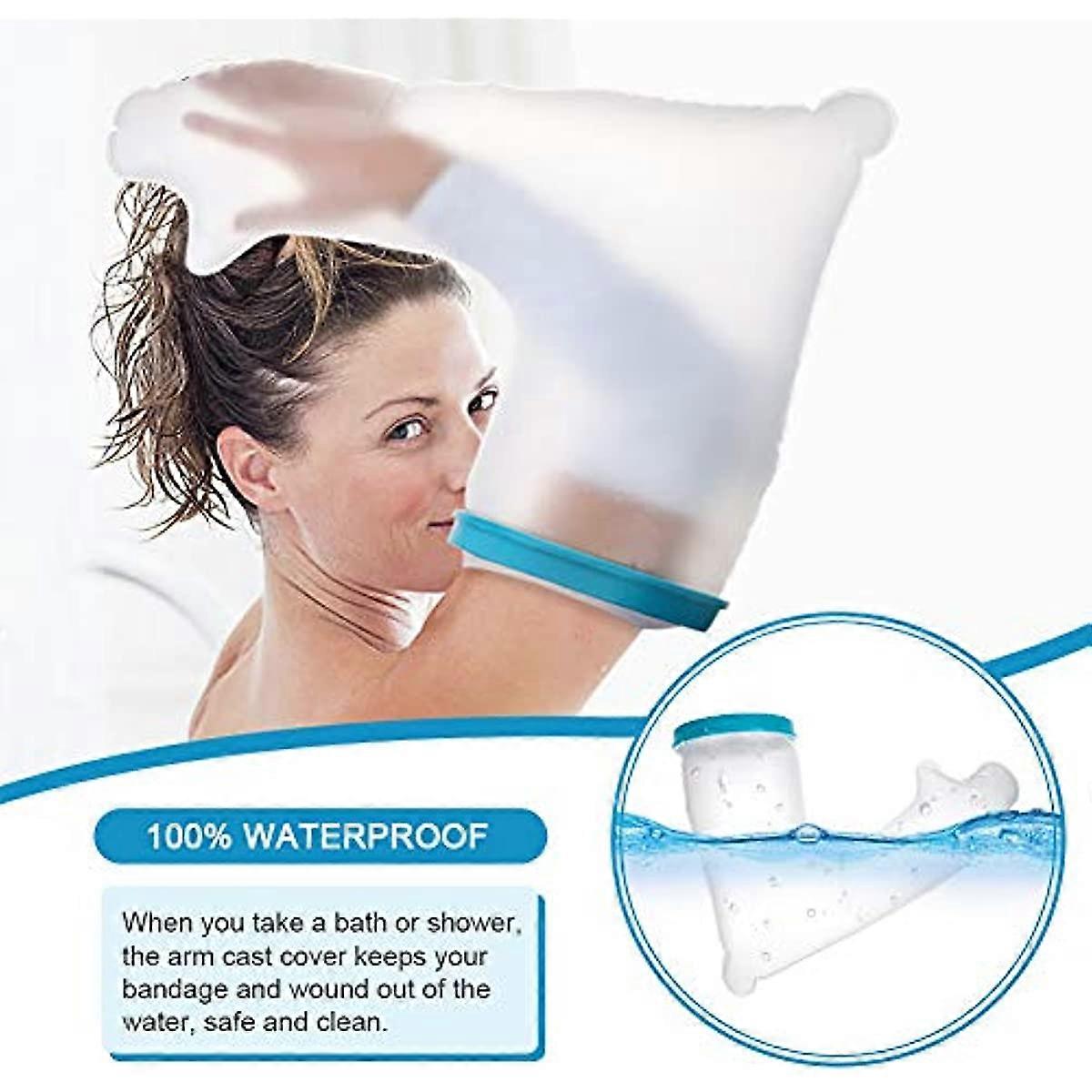 Full Arm Cast Cover for Shower Adult Waterproof Cast Protector and ...