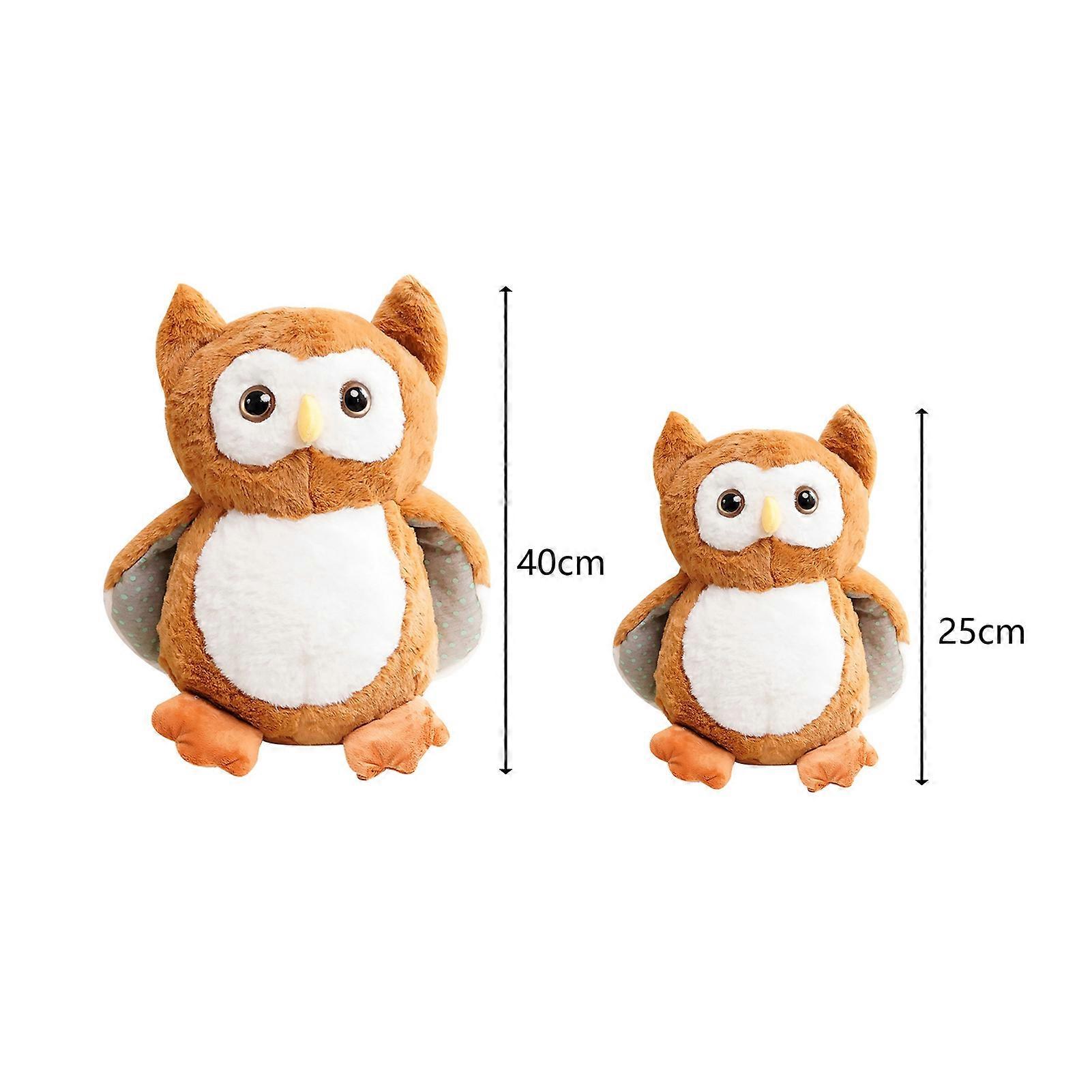25/40cm Owl Plush Toy Soft Cute Cartoon Doll Desktop Decoration Stuffed ...