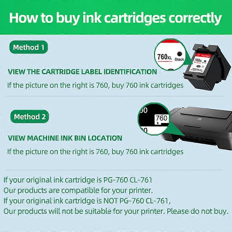 For PG-760 CL-761 For Canon pg760 cartridge cl761 cartridge For ...