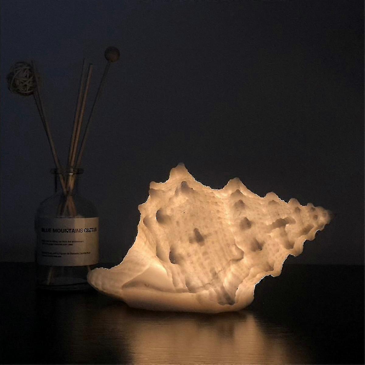 Portable Conch Shell Beach Themed Night Light For Kids Adults Bedroom ...