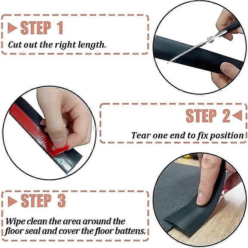 PVC Self-adhesive Protective Floor Mat Flat Button Strip Strips Fit 3 ...