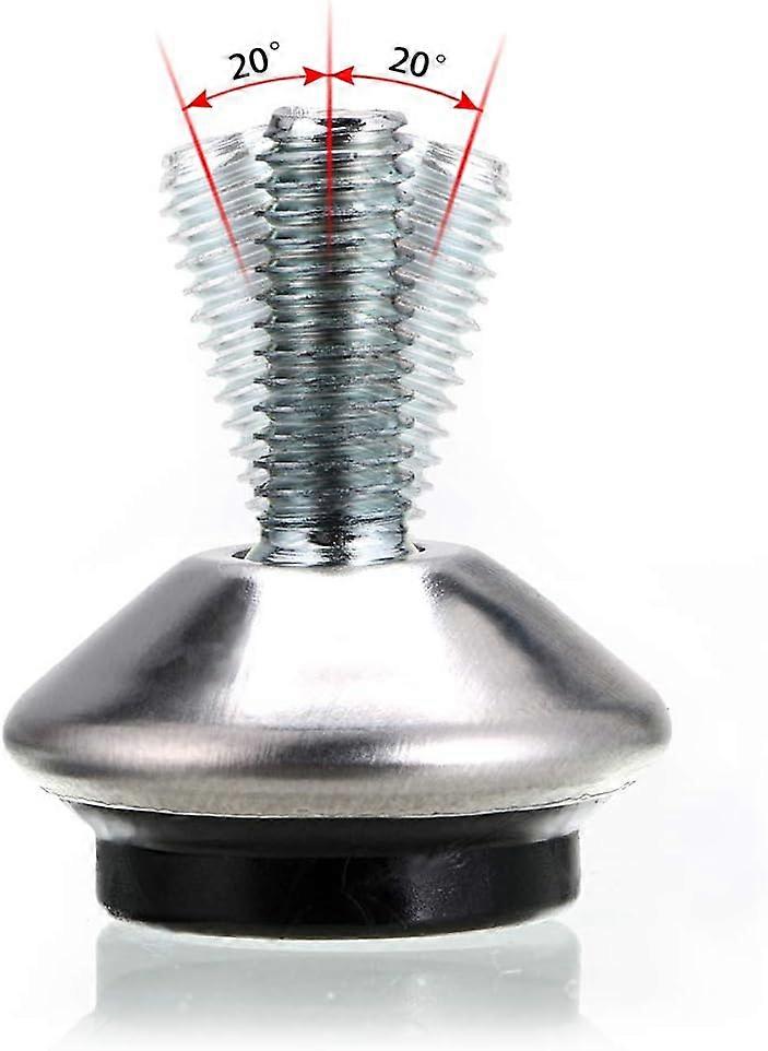 M6 Adjustable Swivel Leveling Feet 12 PCS Heavy Duty Furniture Table ...