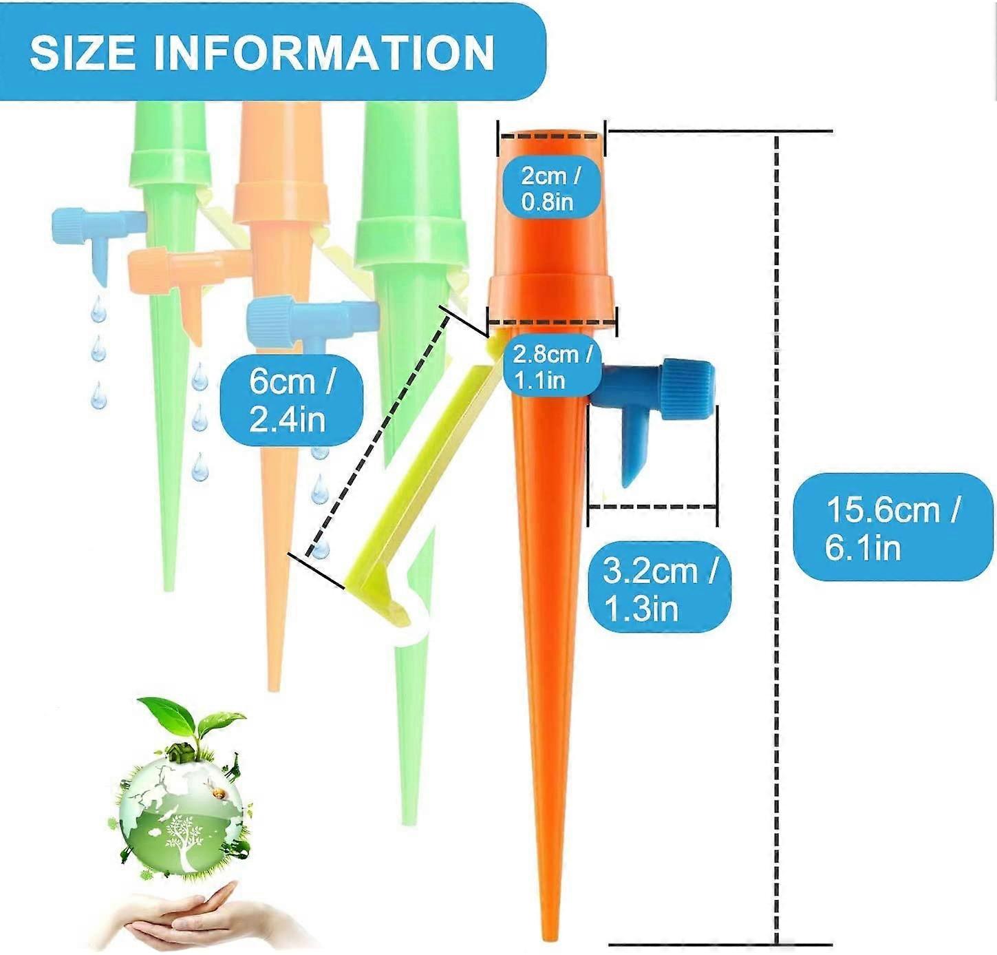 12 Pcs Drip Irrigation Kit, Garden Plant Waterer, Garden Plant ...