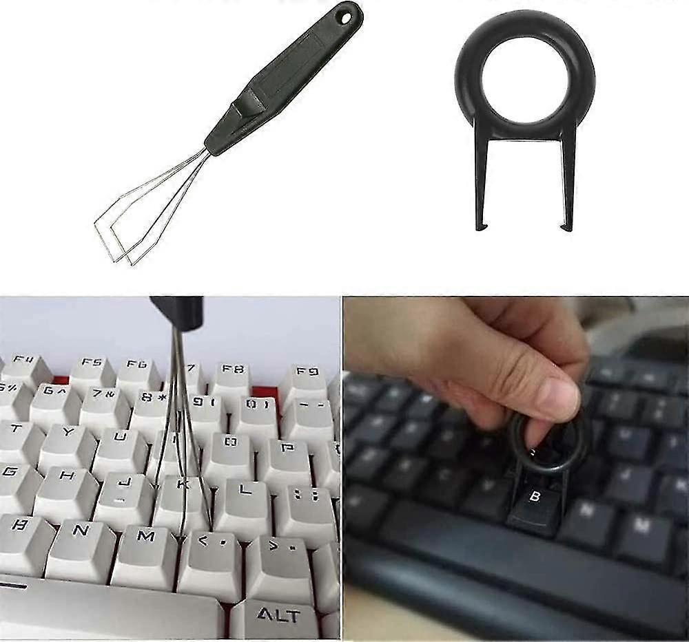 Keycap Puller Kit Stainless Steel Keycap Removal Tool Plastic ...