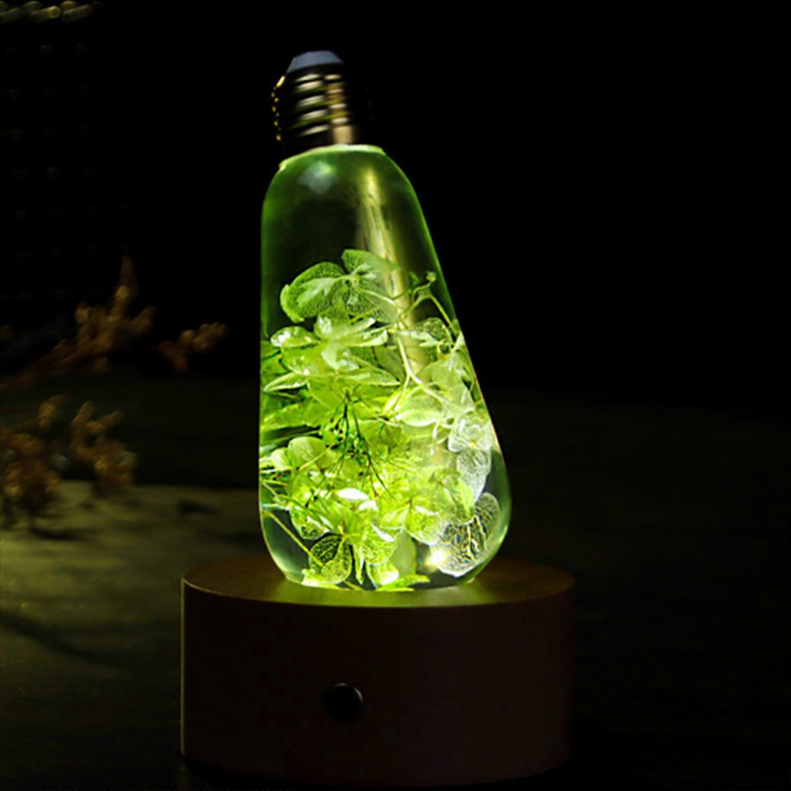 Light Bulb Making Silicone Mold DIY Handmade Atmosphere Lighting Making ...