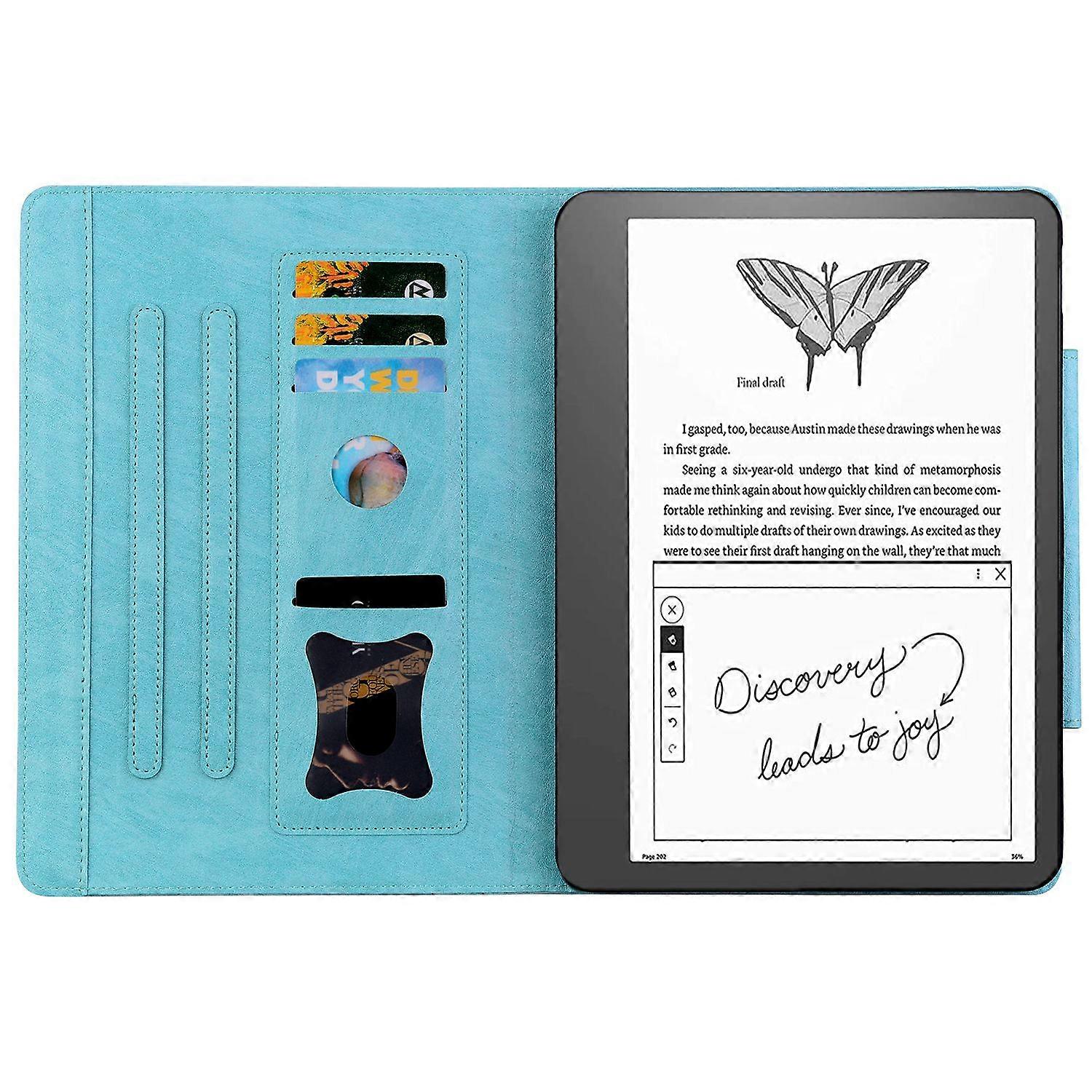 For Amazon Kindle Scribe Stand Case Card Slot PU Leather Tablet Cover ...