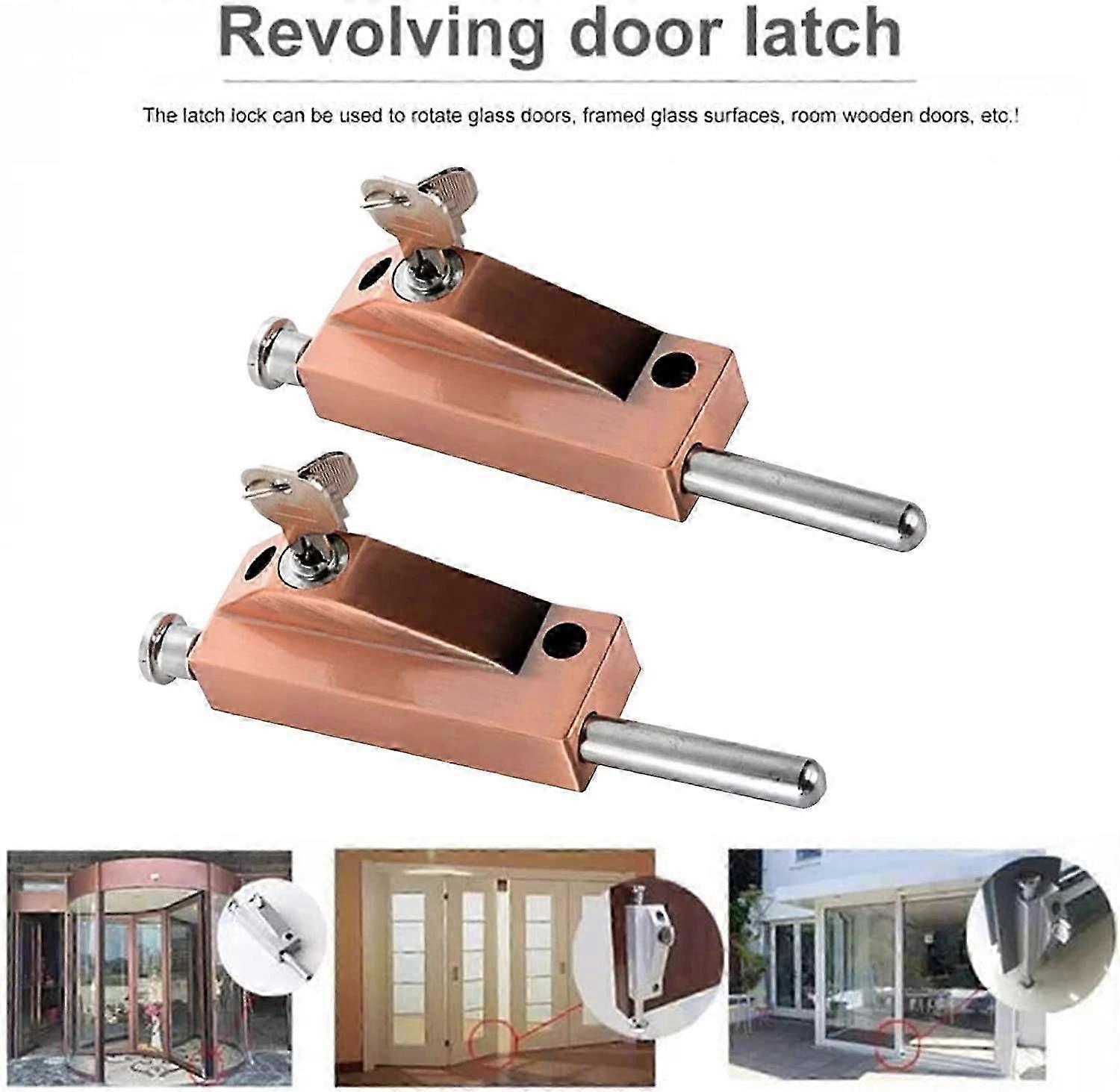 Aluminum Alloy Glass Door Locks, Floor Bolt, Security Anti-theft Latch ...