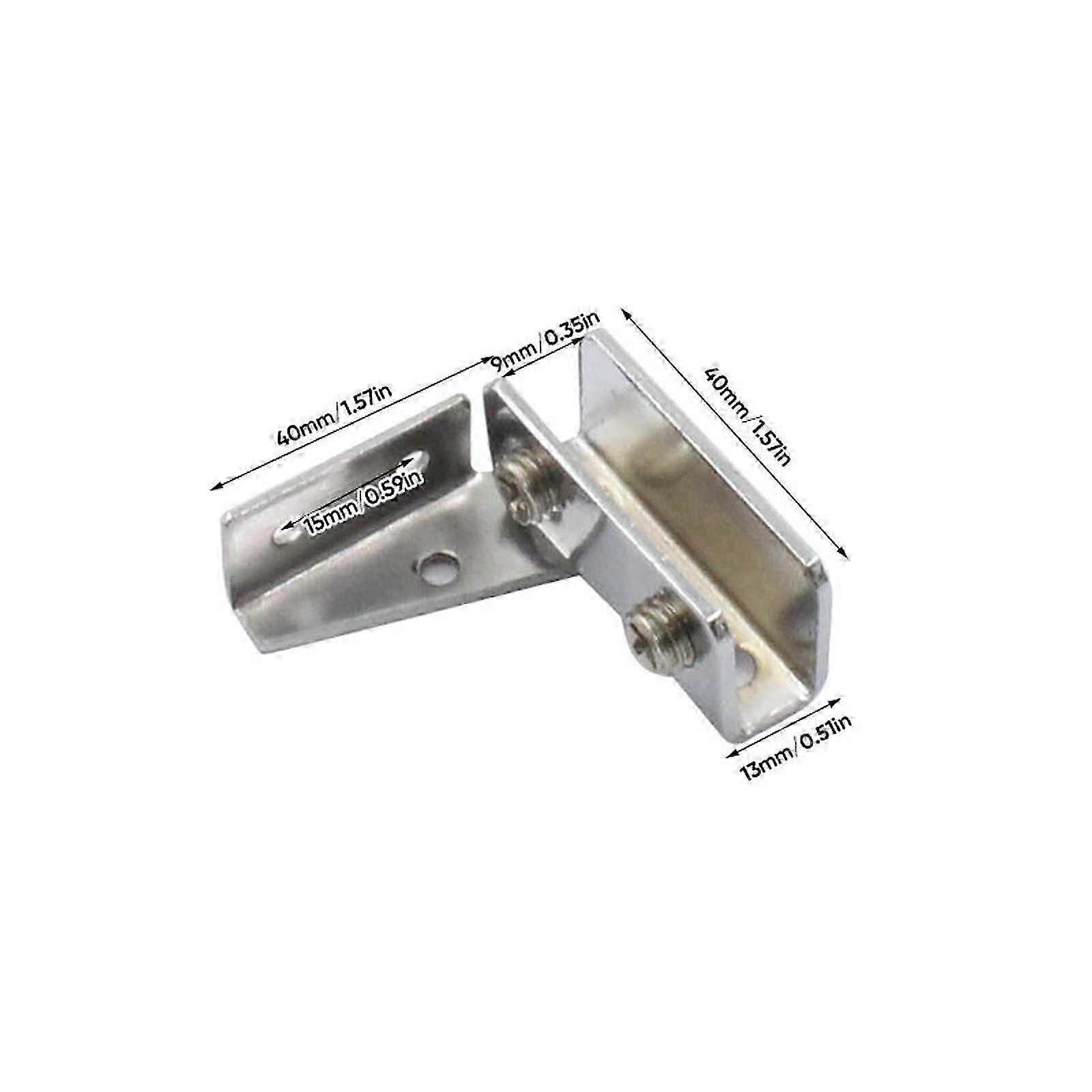 L-shaped Rotating Glass Hinge,glass Door Shaft, Stainless Steel, Upper ...