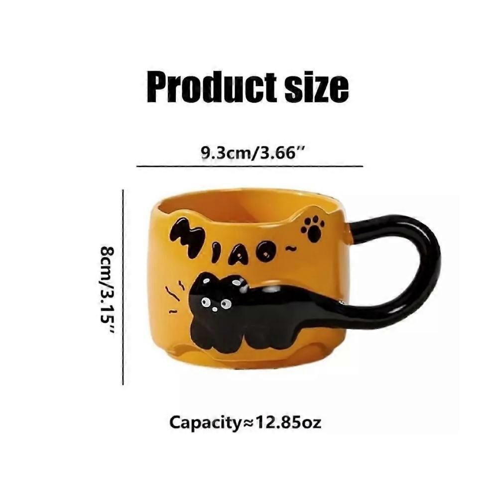 Cat Cat Stacked Cup,Cute Stackable Coffee Mugs,Ceramic Funny Animal ...