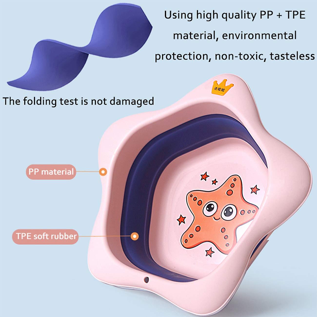 Foldable Baby Washbasin, Portable Wash Basin, Outdoor Camping Water ...