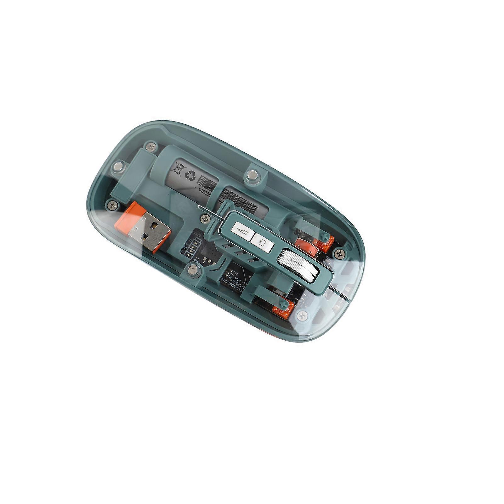 Transparent Mouse Rechargeable Wireless Mouse High-end PixArt 3065 IC ...