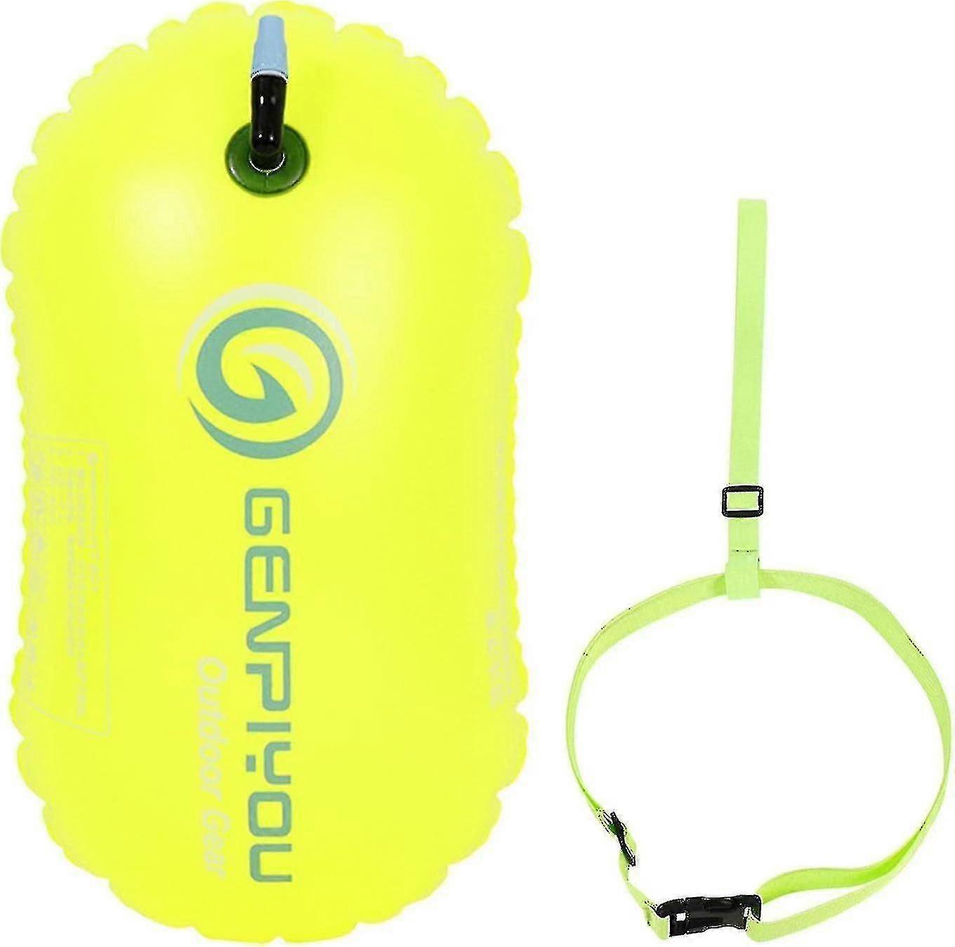 Swim Buoy Waterproof Inflatable Dry Bag, Safety Float Highly Visible ...