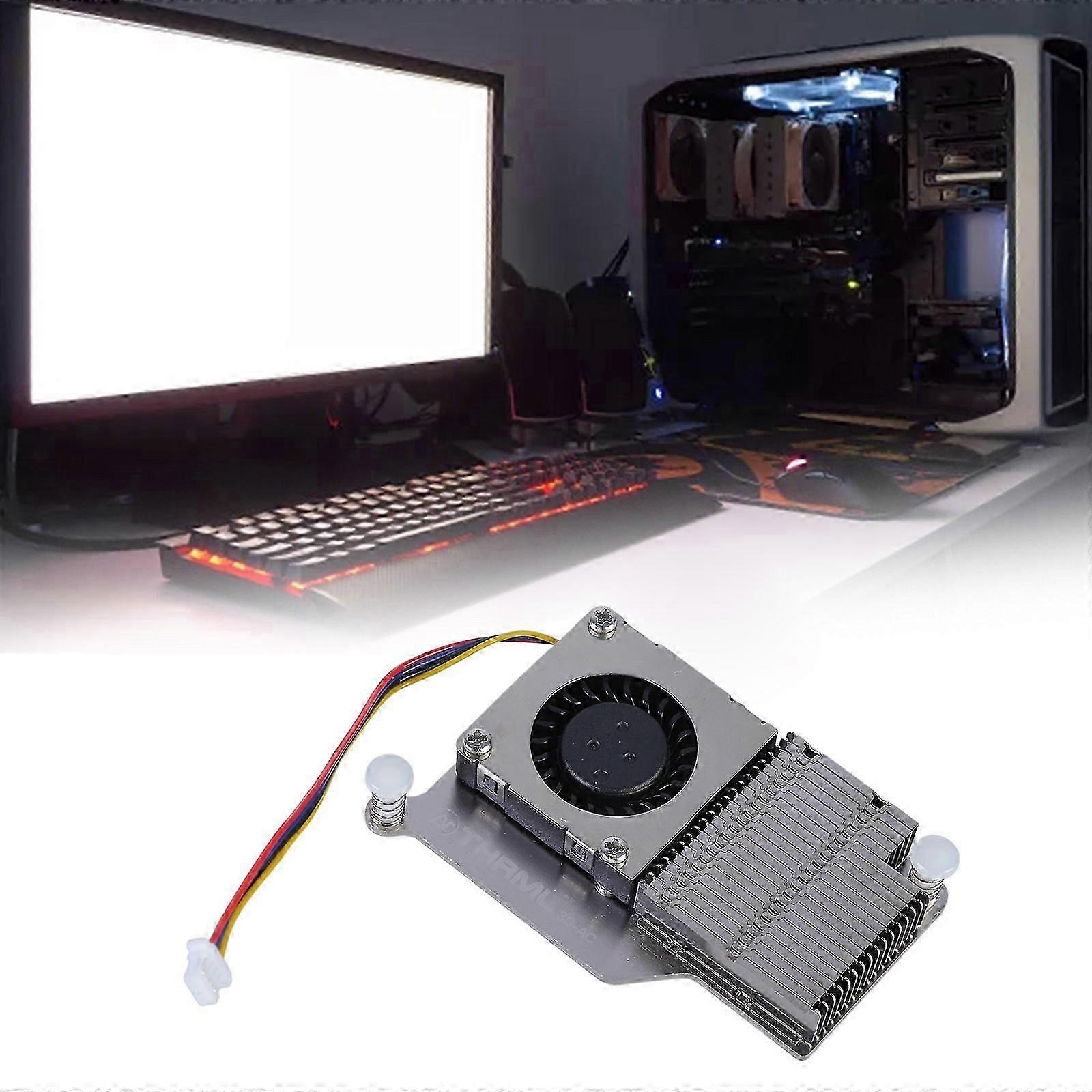 Argon THRML 30mm Active Coolers For RPi 5 Active Cooling PWM Fan Passive Cooling Aluninum Fins ...