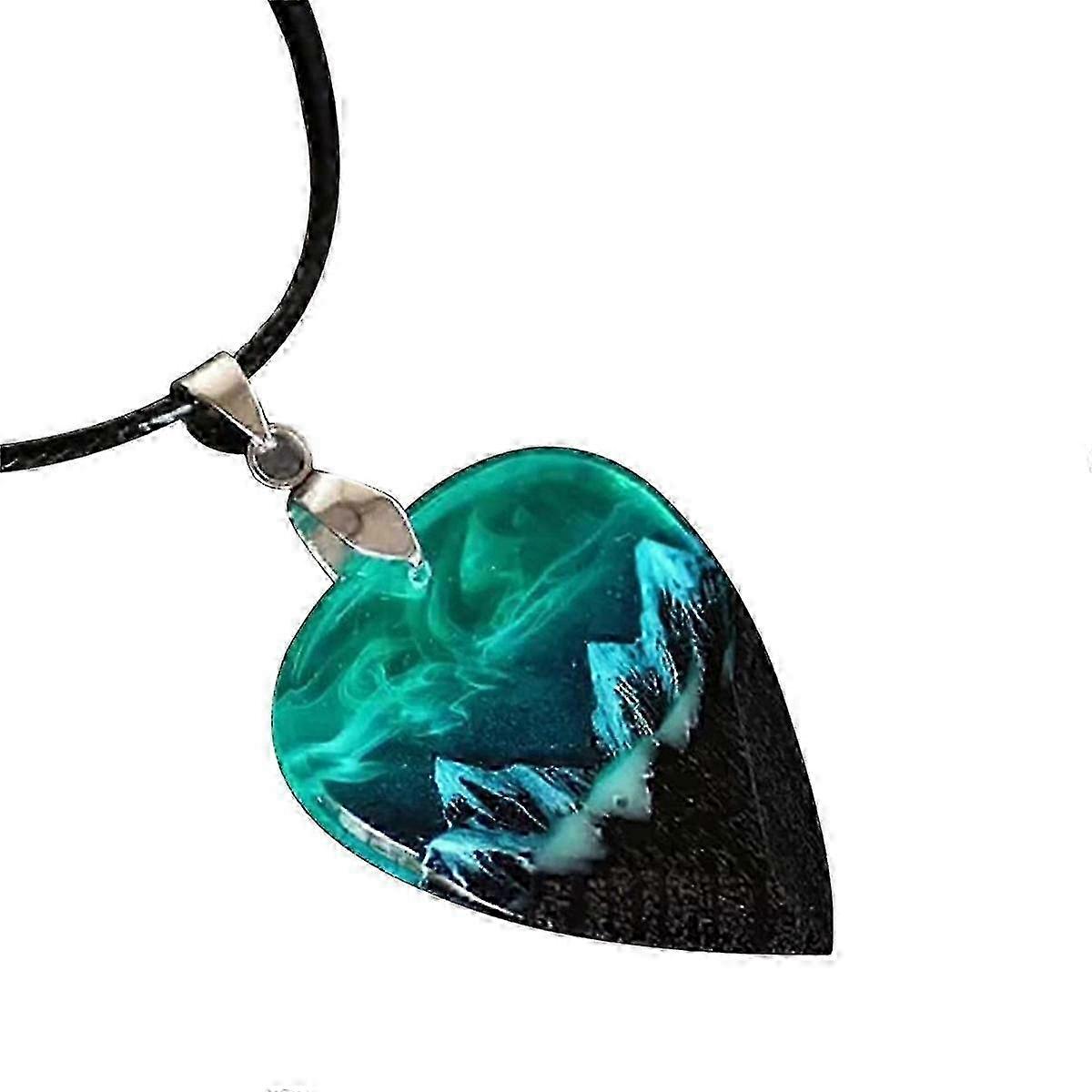 2026 Guitar with LED Northern Lights Pick crafted from Epoxy Resin ...