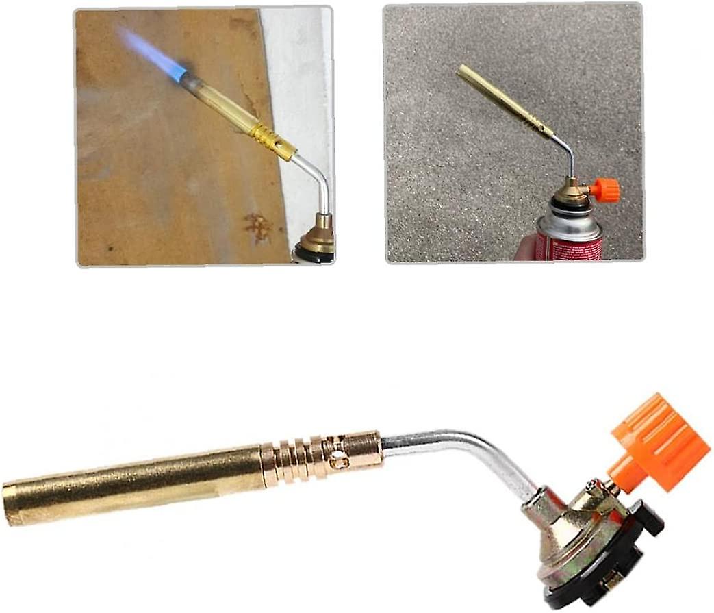 Butane Gas Torch, Portable Multifunction Butane Gas Burner Flamethrower Hand Torch Ignition for ...