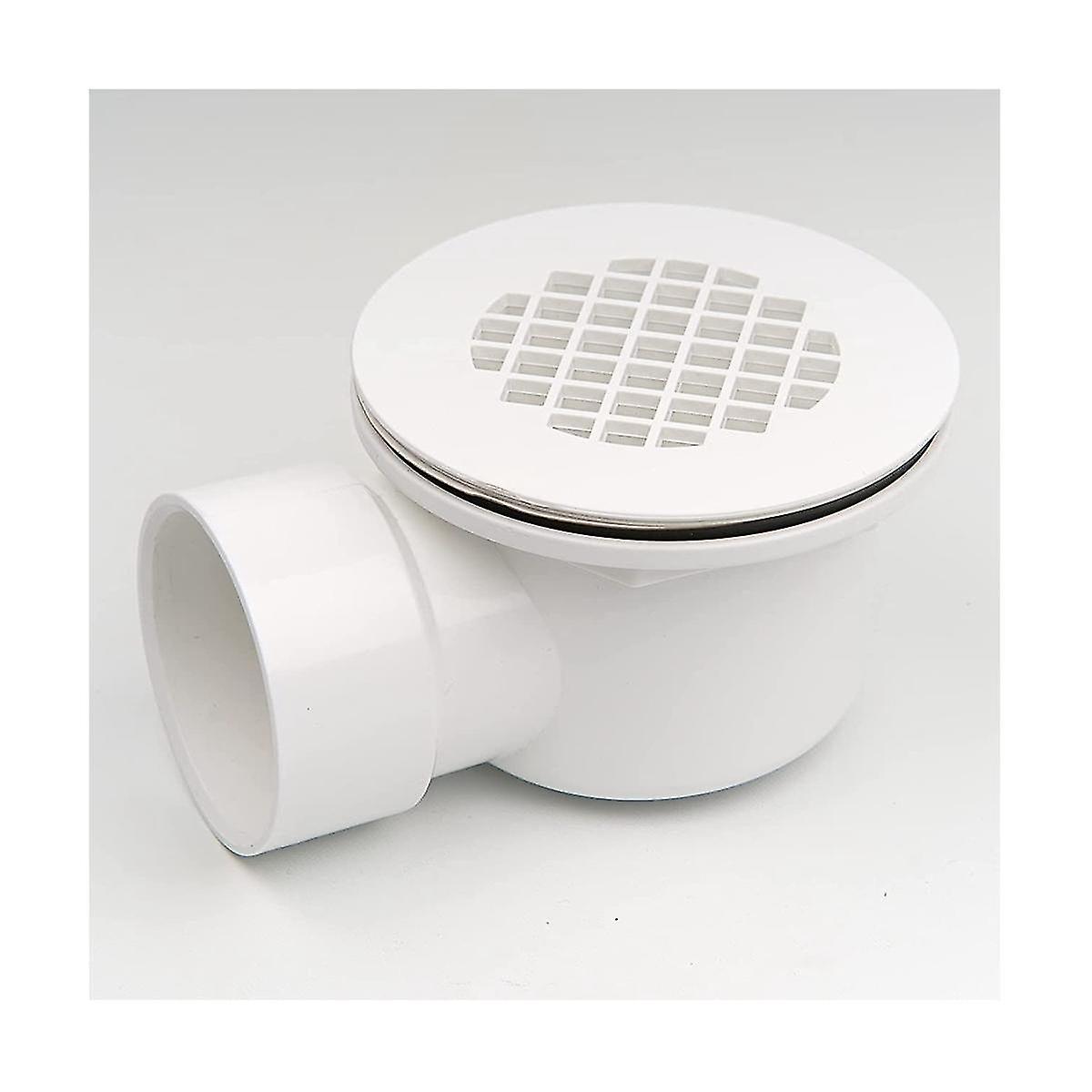 Low Profile Shower Base Drain With Perforated Strainer Side Outlet ...