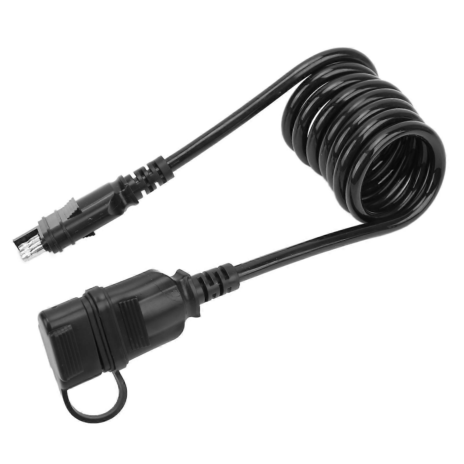 Waterproof Spiral Extension Harness for Trailers - 4 Pin Flat Trailer ...