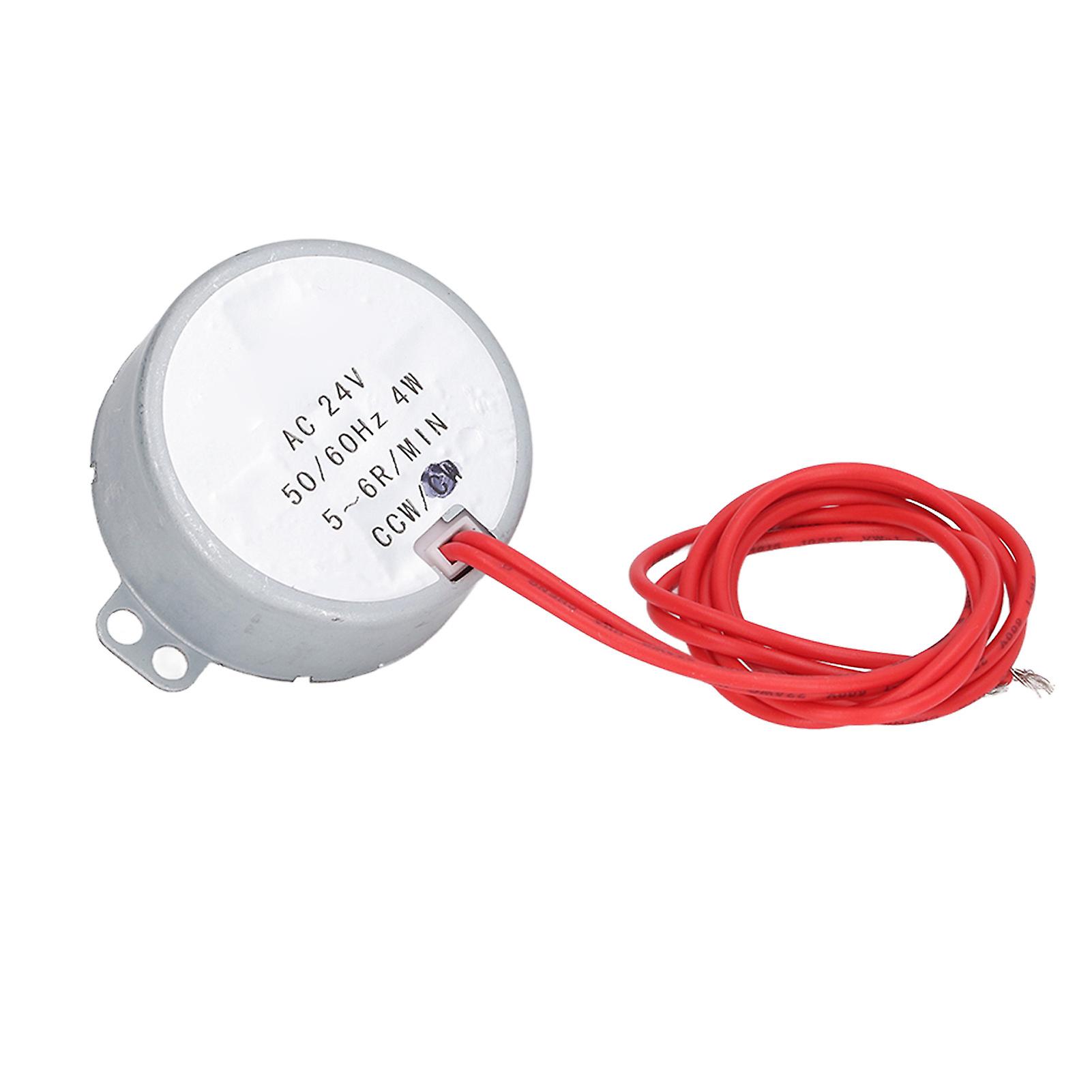 Synchronous Motor AC 24V 5‑6 RPM 4W CCW Synchron Motor Large Torsion ...