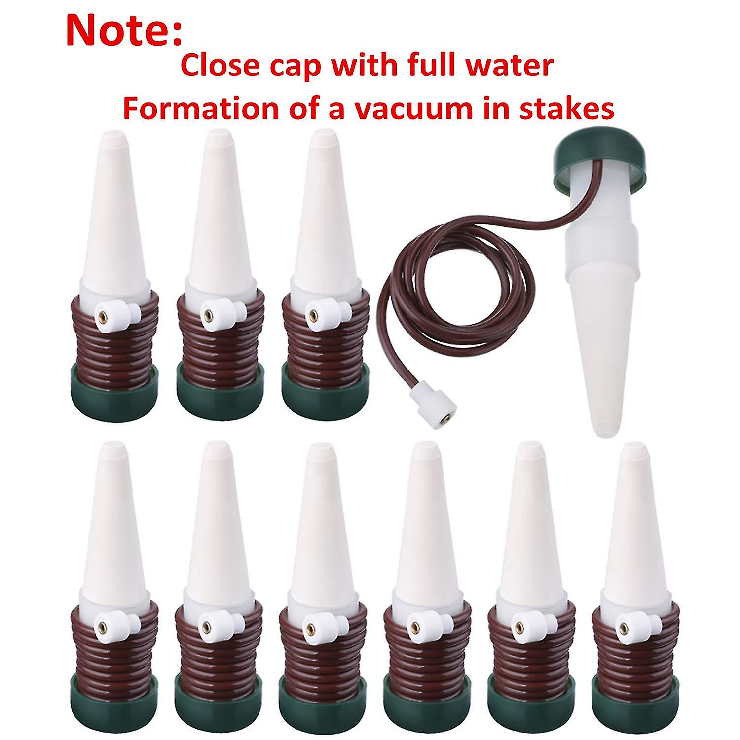 Watering Stakes Automatic Watering System, 10 Pack Plant Self Drip ...