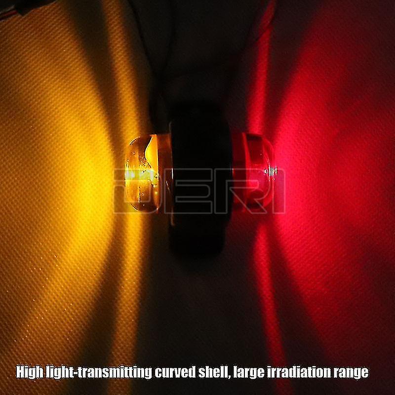 2pcs Truck Trailer Lights Led Side Marker Position Lamp Lorry Tractor ...