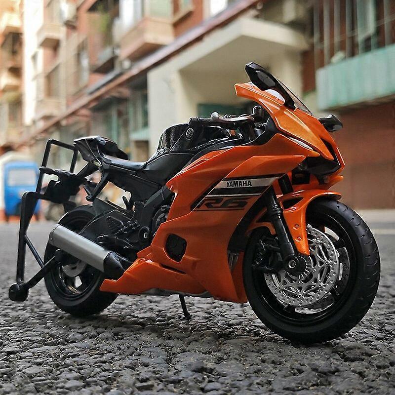 1:12 Yamaha YZF-R6 Alloy Racing Motorcycle Model Diecast Metal Street ...