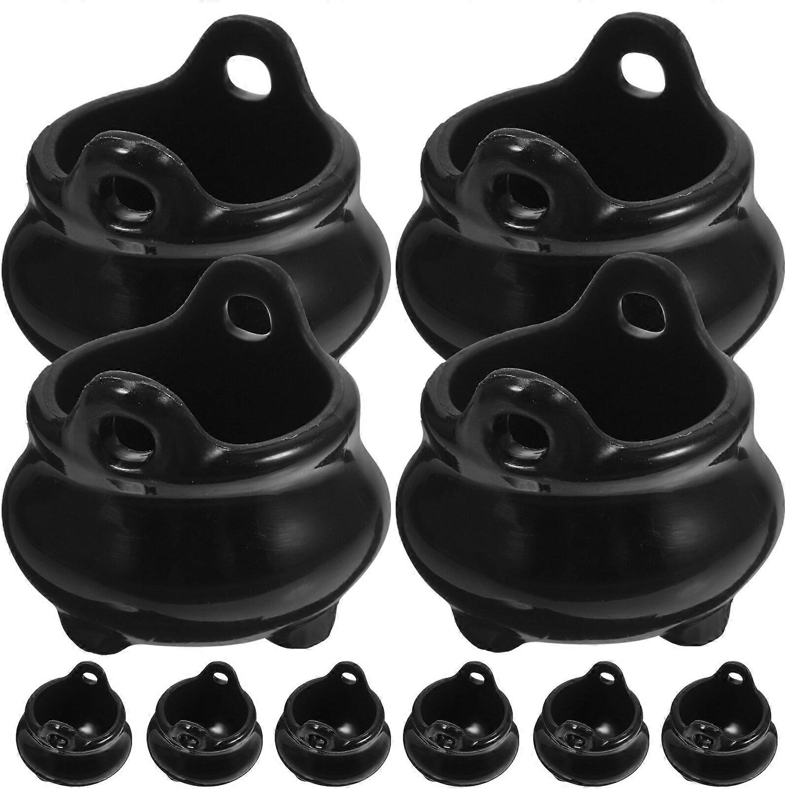 10Pcs Miniature Witch Cauldron Mini Cauldron Model Halloween Mini ...
