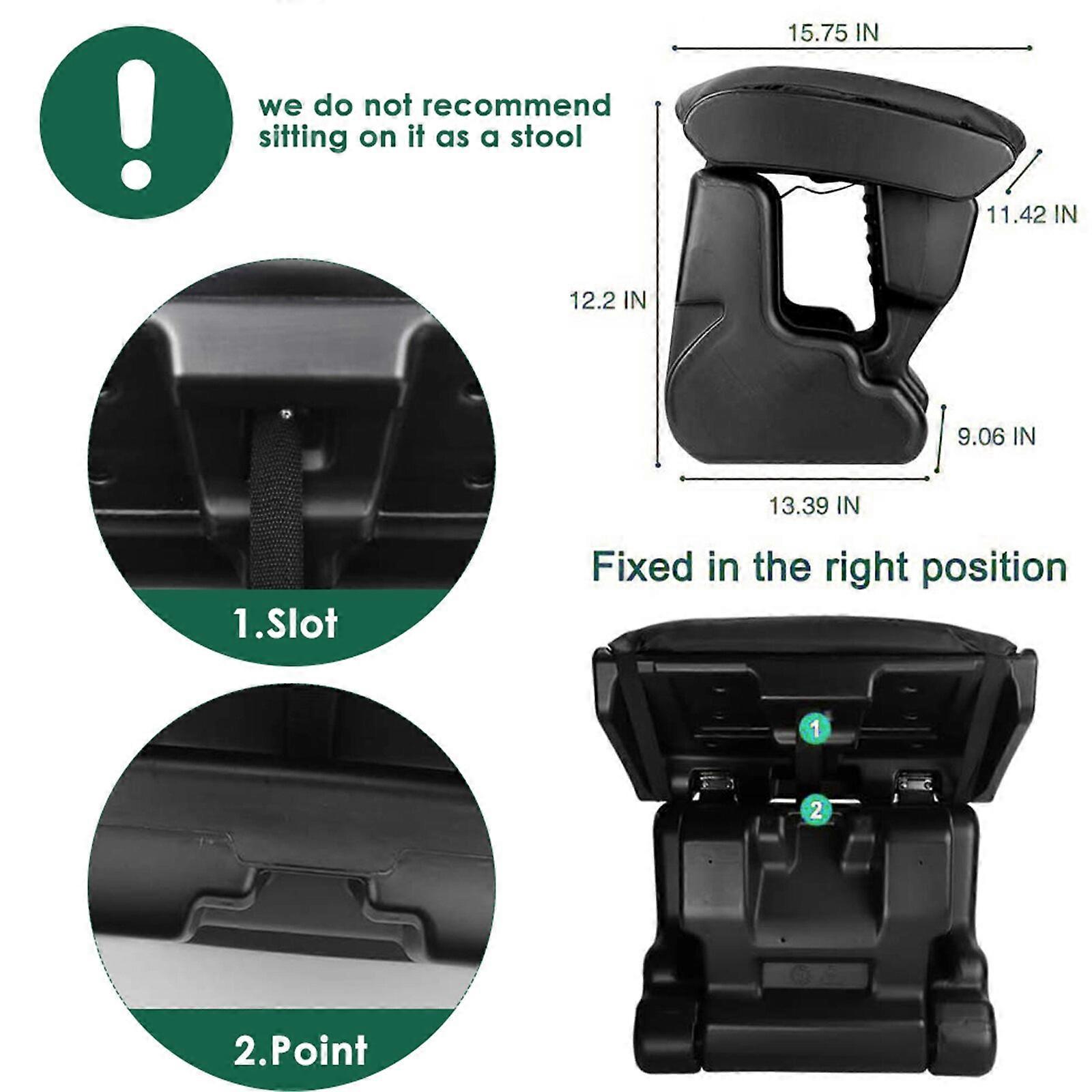 Adjustable Footrest With Footrest & Cushion Ergonomic Foot Rest Under ...