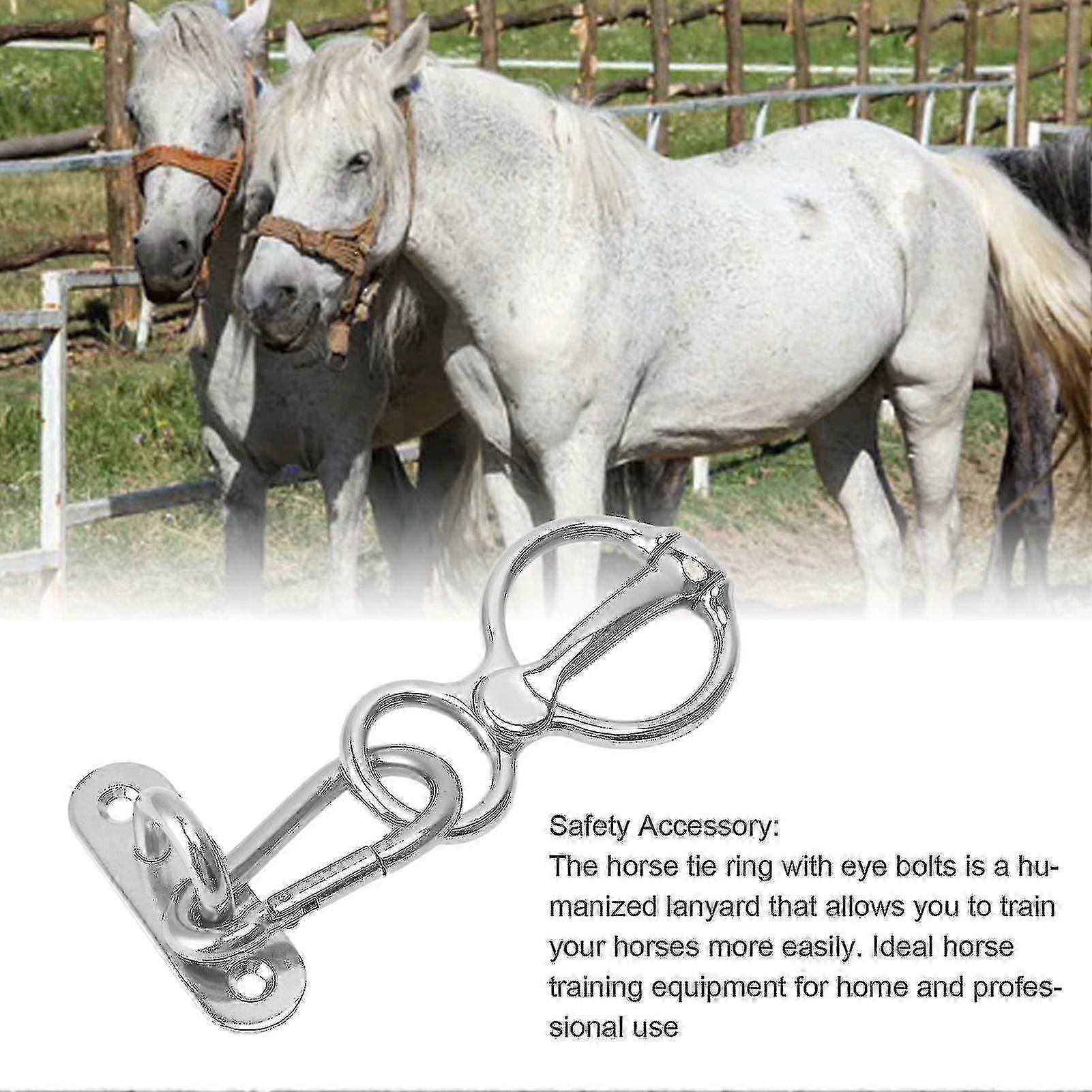 Horse Tie Ring Stainless Steel Half Ro Ring for Safe Pulling Back ...