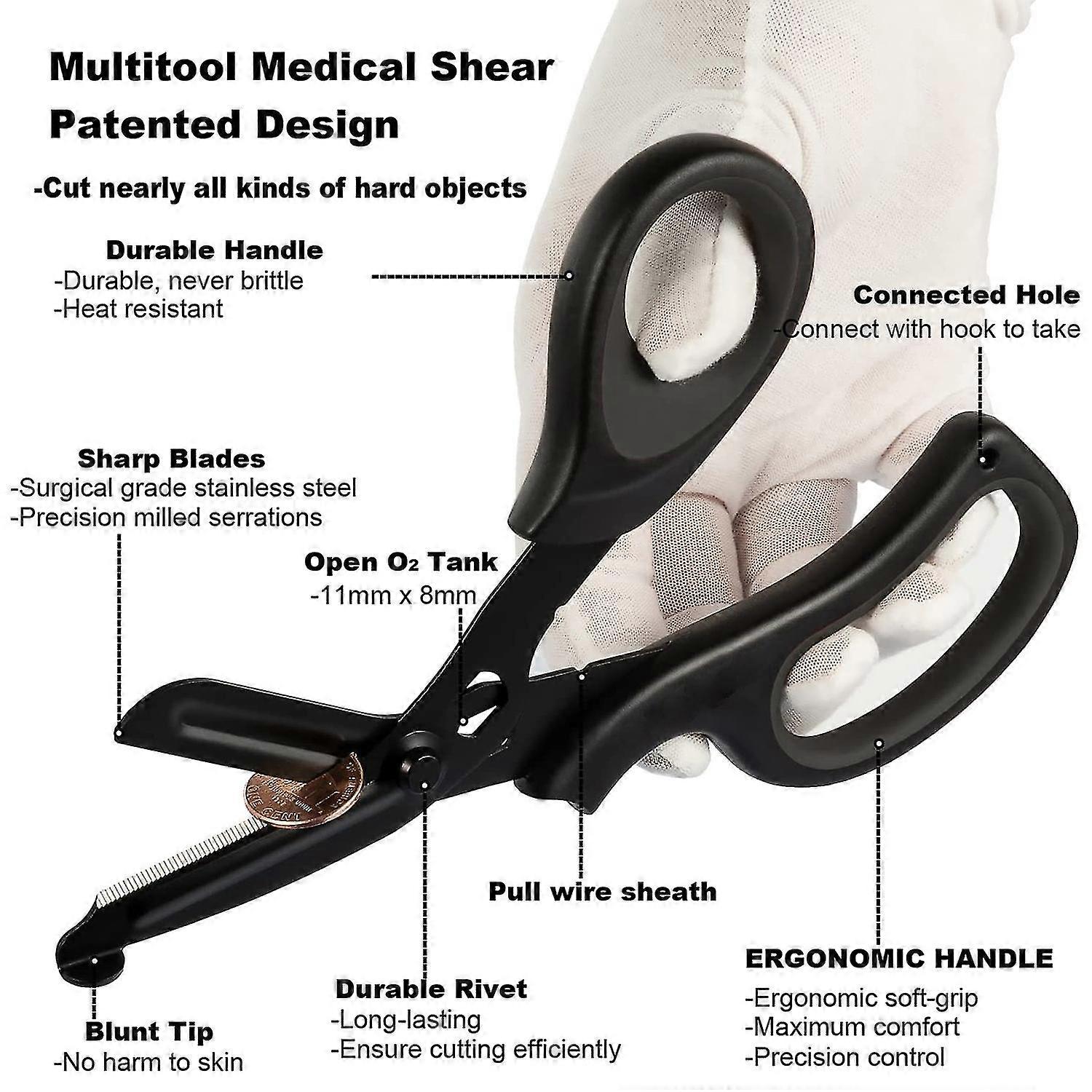 Medical Scissors Survive Paramedic Medical Scissor Trauma Gauze ...