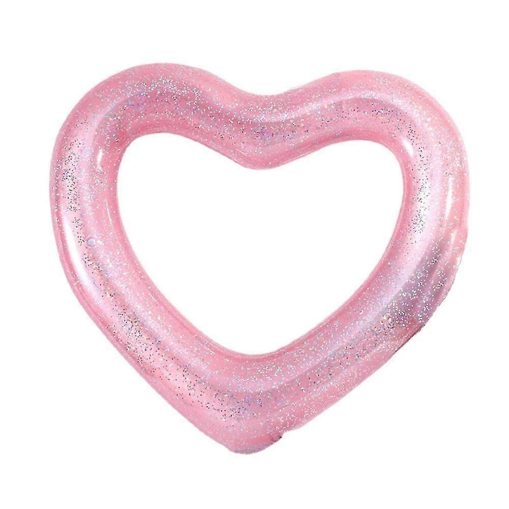 Heart Inflatable Pool Swim Heart Shaped Pool Rings Pool Floats Ring ...