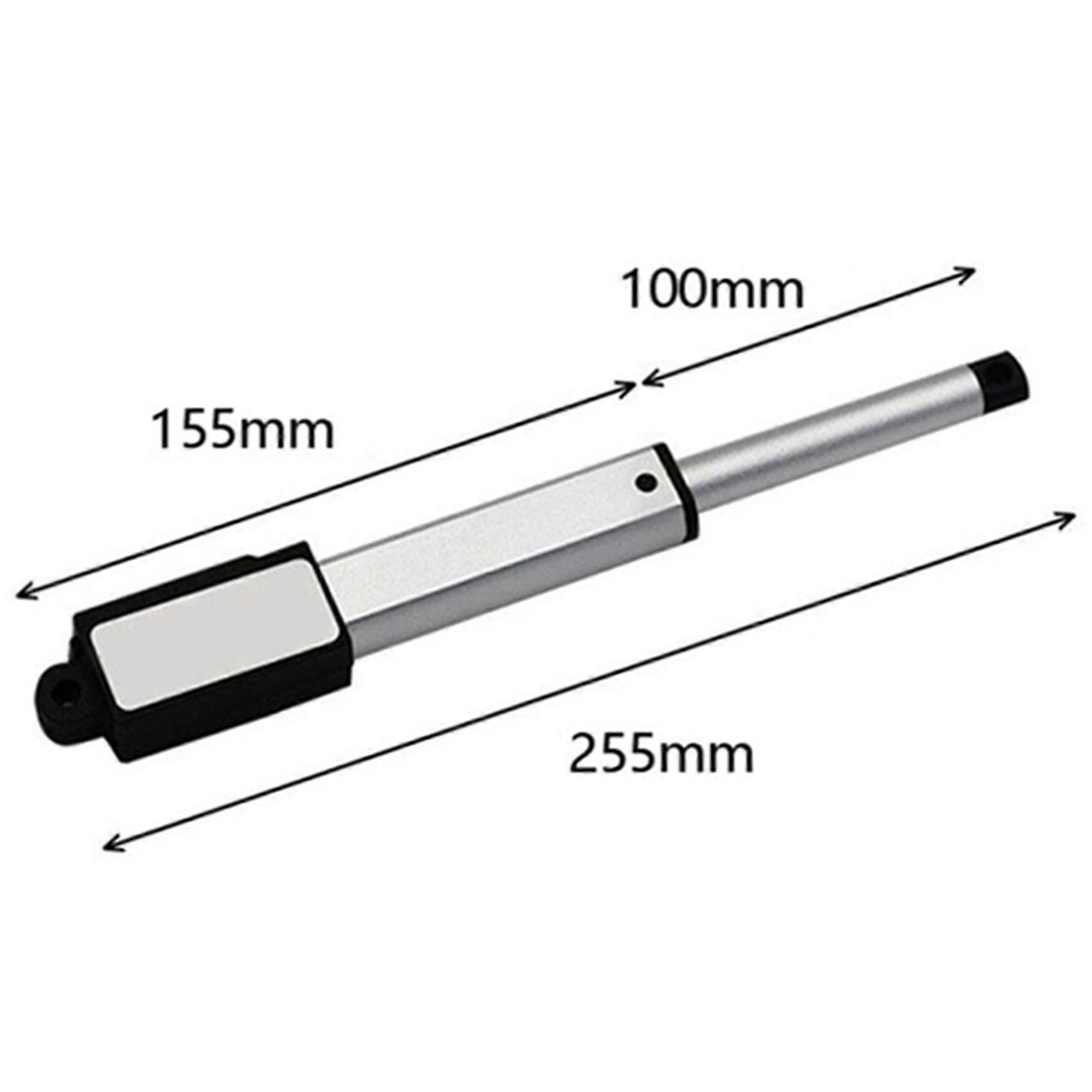 Dc 12v Waterproof Ip54 Mini Linear Actuator 100 Mm Stroke Electric ...