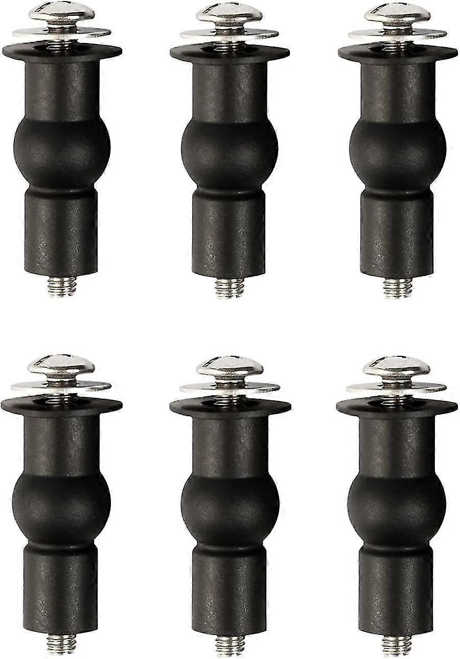 Toilet Seat Fixing Screws,rubber Expansion Bolts Fixings, 6 Pcs(m5 ...