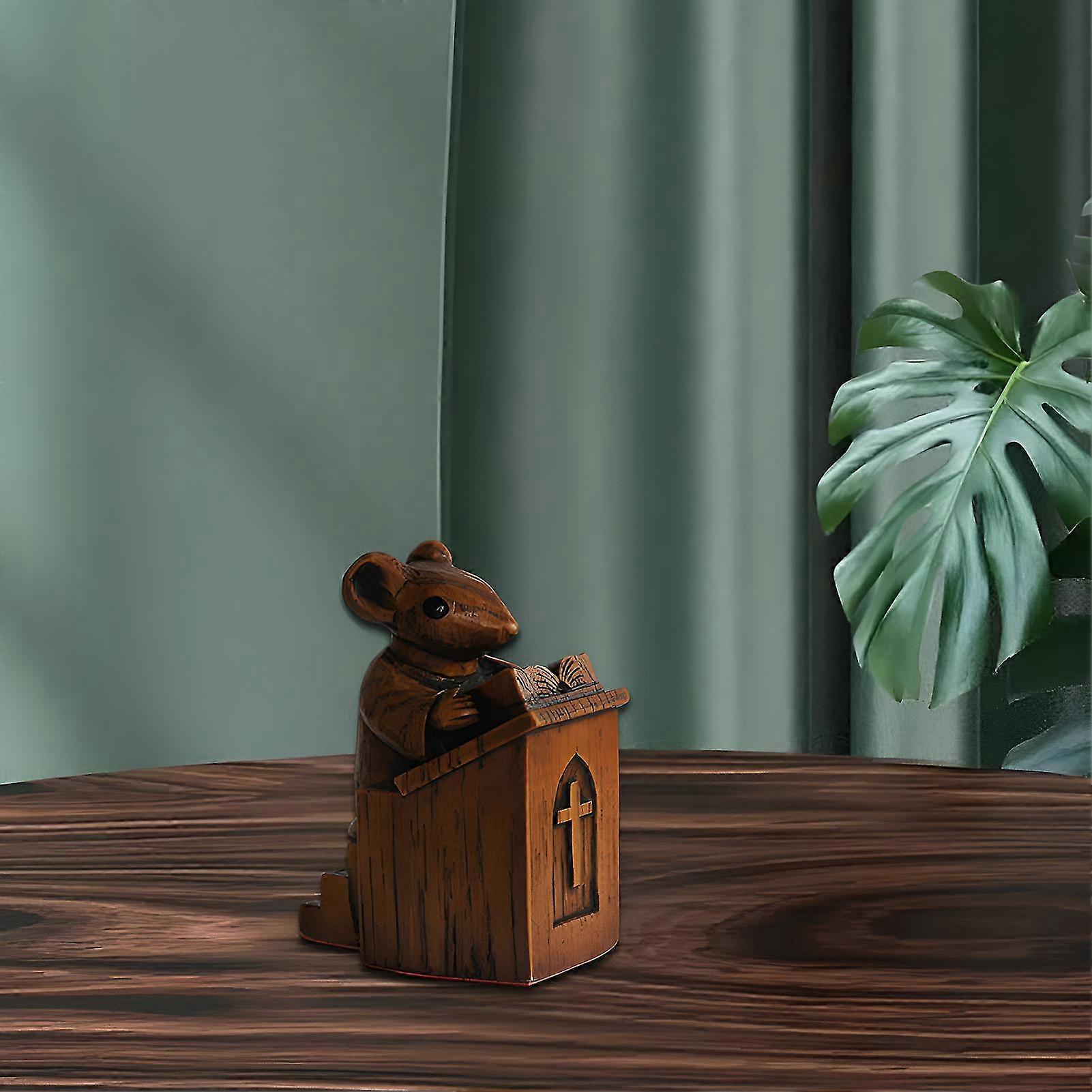 Church Mouse Resin Statue - The Vicar In The Pulpit,church Mouse Resin ...