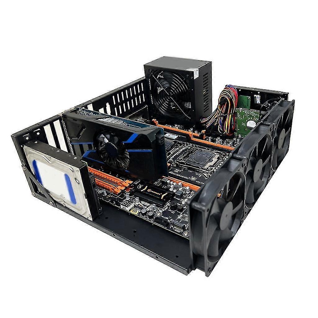 Gpu Aluminum Open Miner Mining Frame Rig Case Support Computer Tower ...