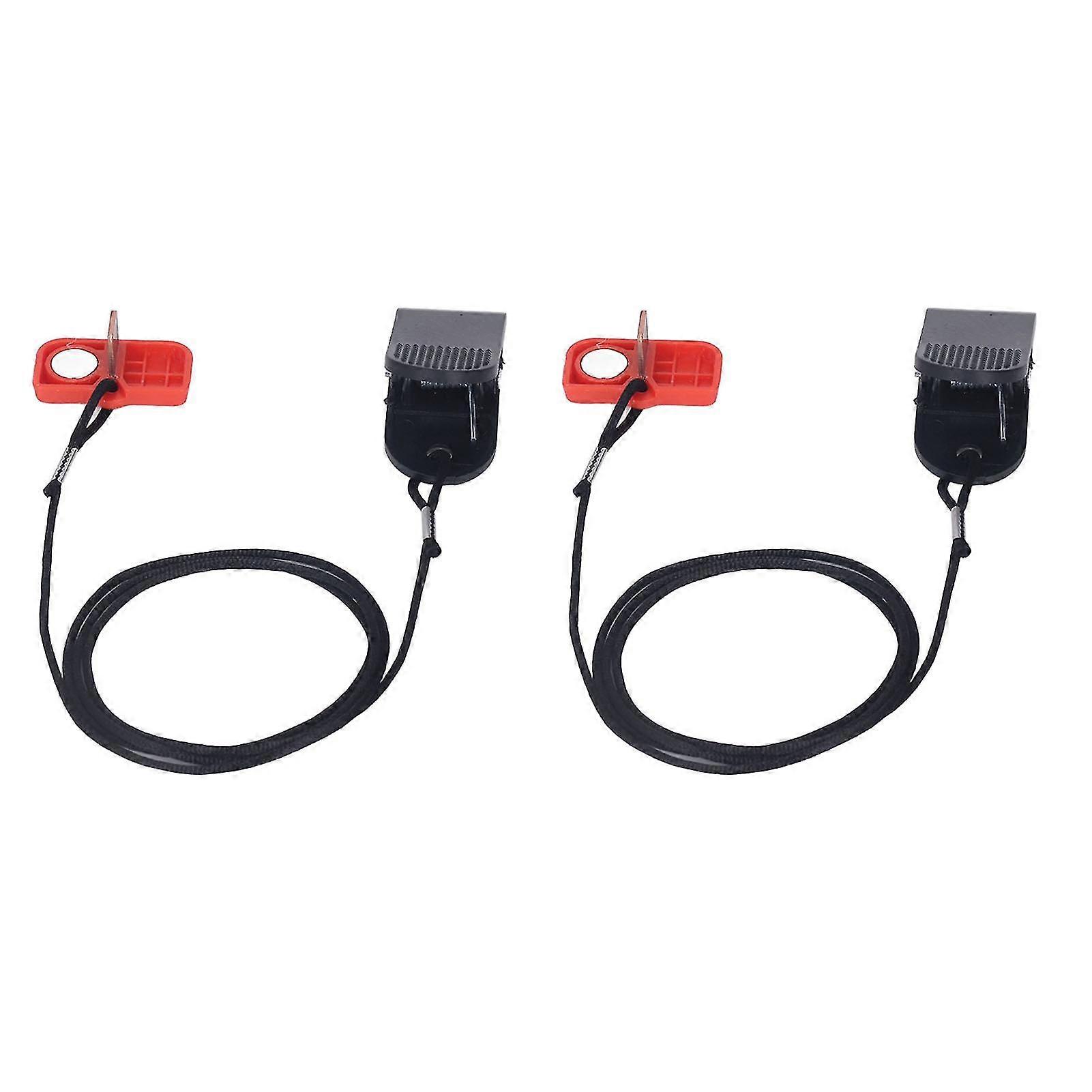 2pcs Treadmill Safety Switch Emergency Stop Magnet Clip Security Lock ...