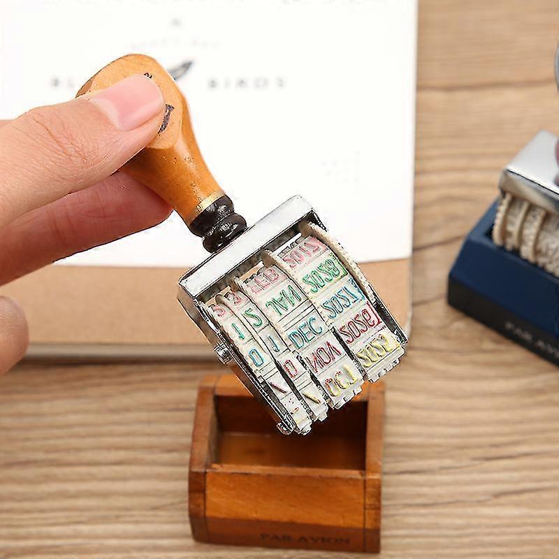 Egg Date Stamp Kit Wooden Date Stamp Diy Wooden Handle Date Digital ...