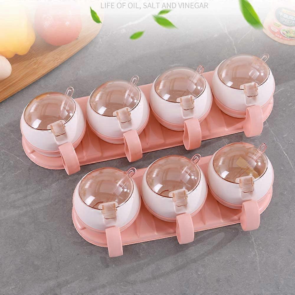 Three-piece seasoning box, seasoning rack seasoning pot, storage ...