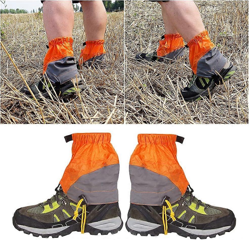 Low Gaiters Snow Ankle Gaiters Outdoor Waterproof Hiking Ankle Gaiters ...