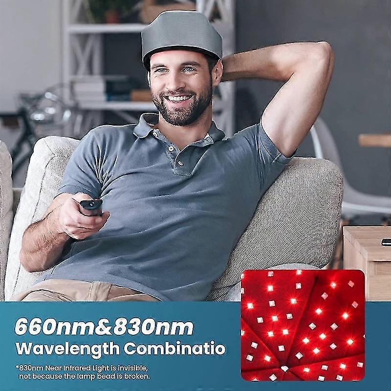 Exquisite 120pcs Led Red Light Cap For Head Massage Stress Relief Scalp ...